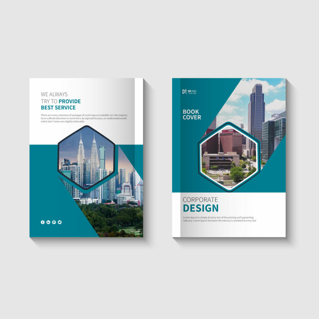 Corporate annual report template - MasterBundles