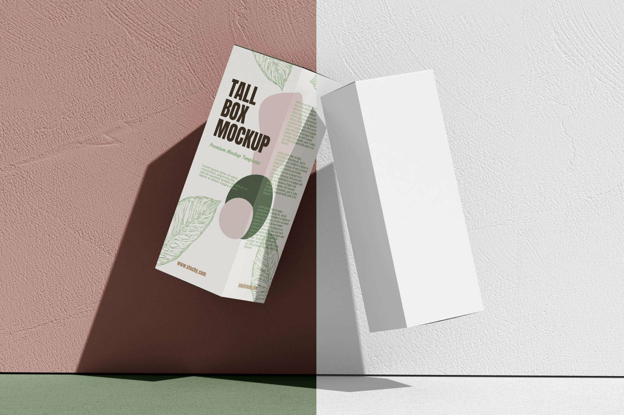 Tall Box Mockup Set – MasterBundles
