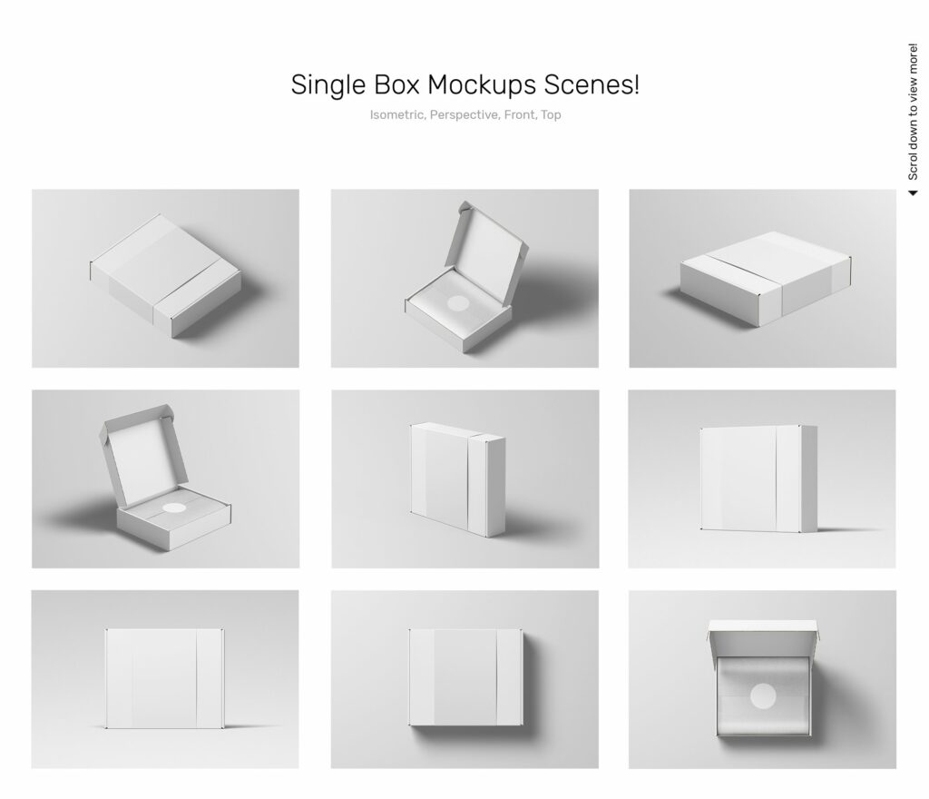 Box Mockup Bundle - Mailing Box – MasterBundles