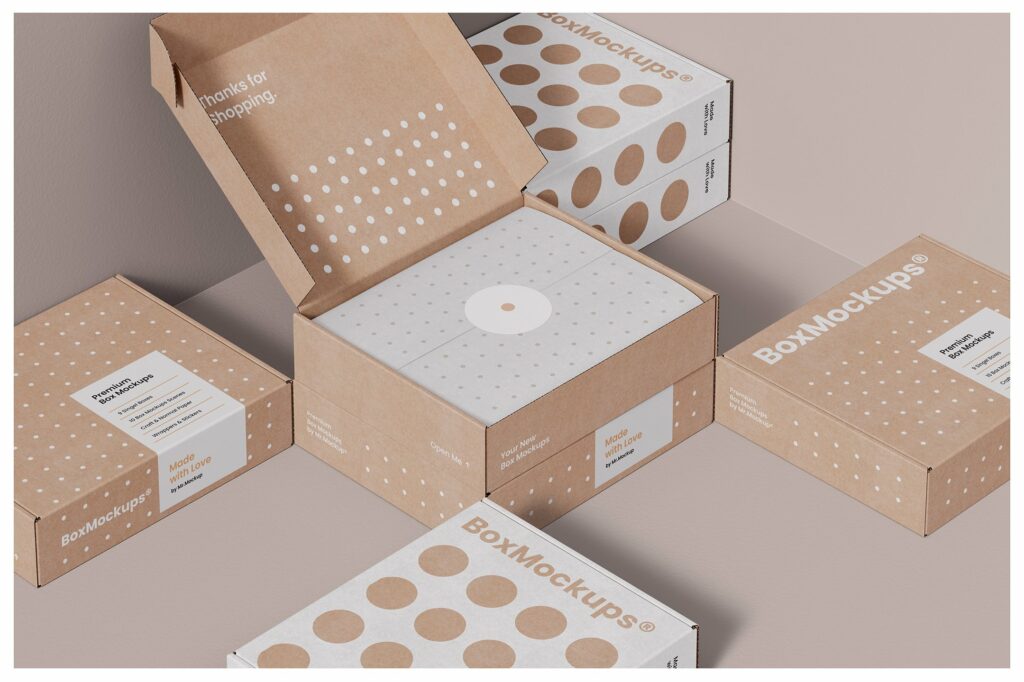 Box Mockup Bundle - Mailing Box – MasterBundles