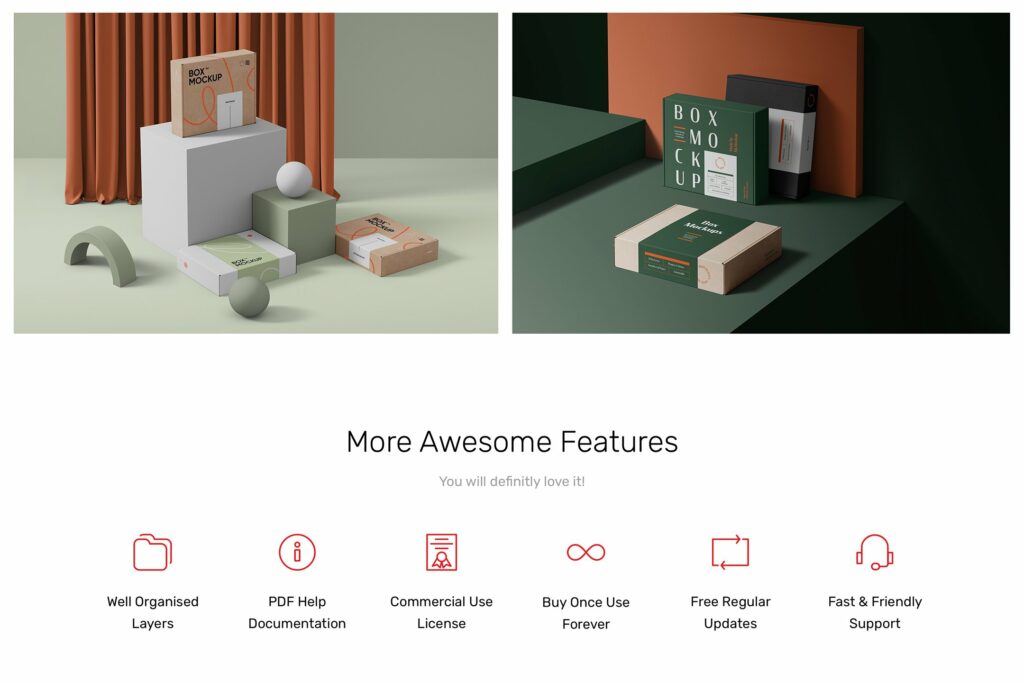 Box Mockup Bundle - Mailing Box – MasterBundles
