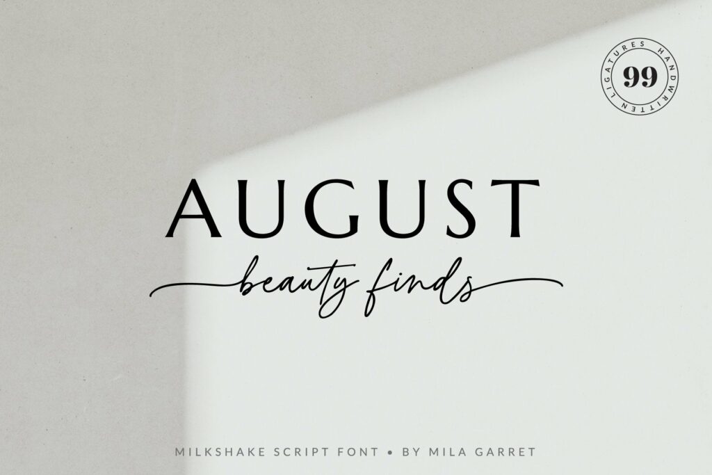 Milkshake Modern Handwritten Script – MasterBundles