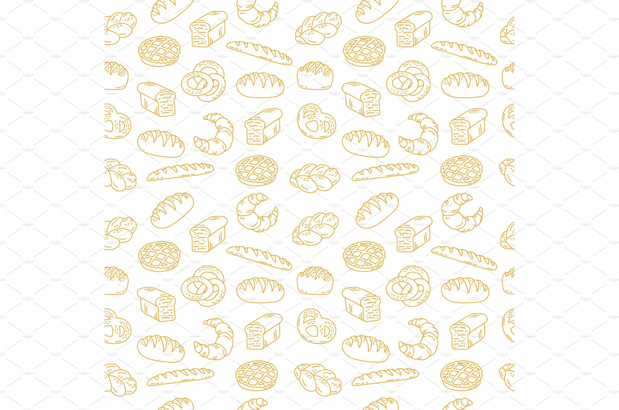 Bread bakery. Seamless pattern – MasterBundles