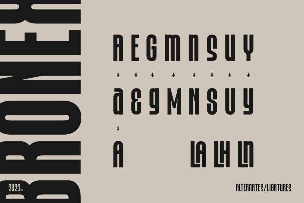 Bronex Typeface – MasterBundles