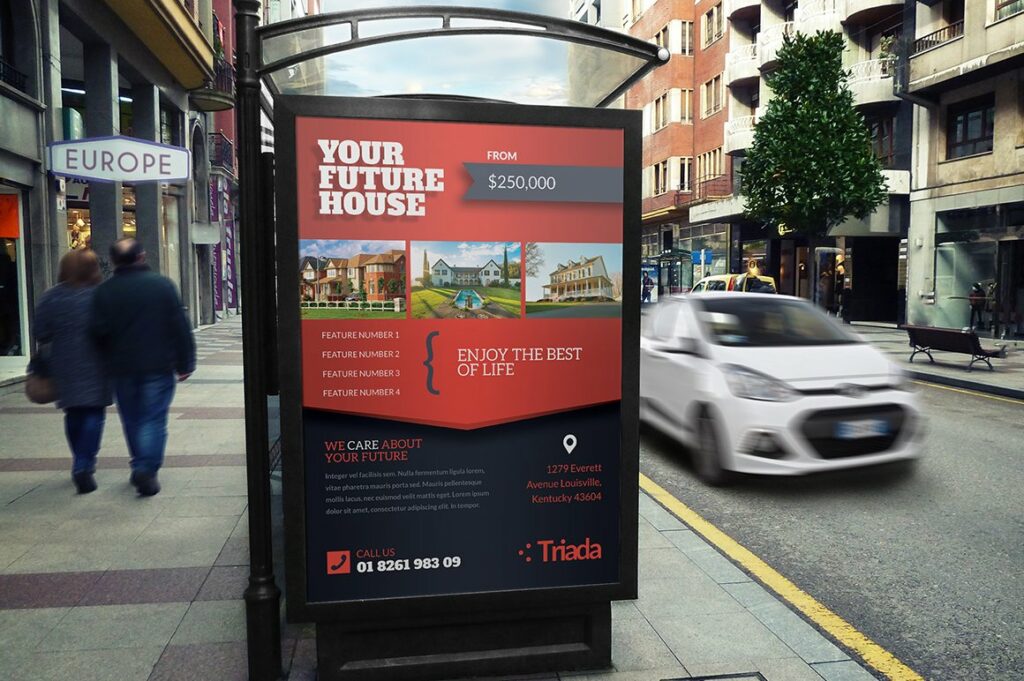 Bus Stop Billboard Design 1 – MasterBundles