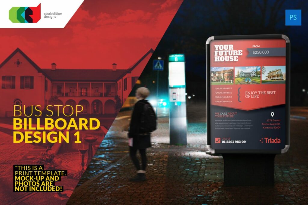 Bus Stop Billboard Design 1 – MasterBundles