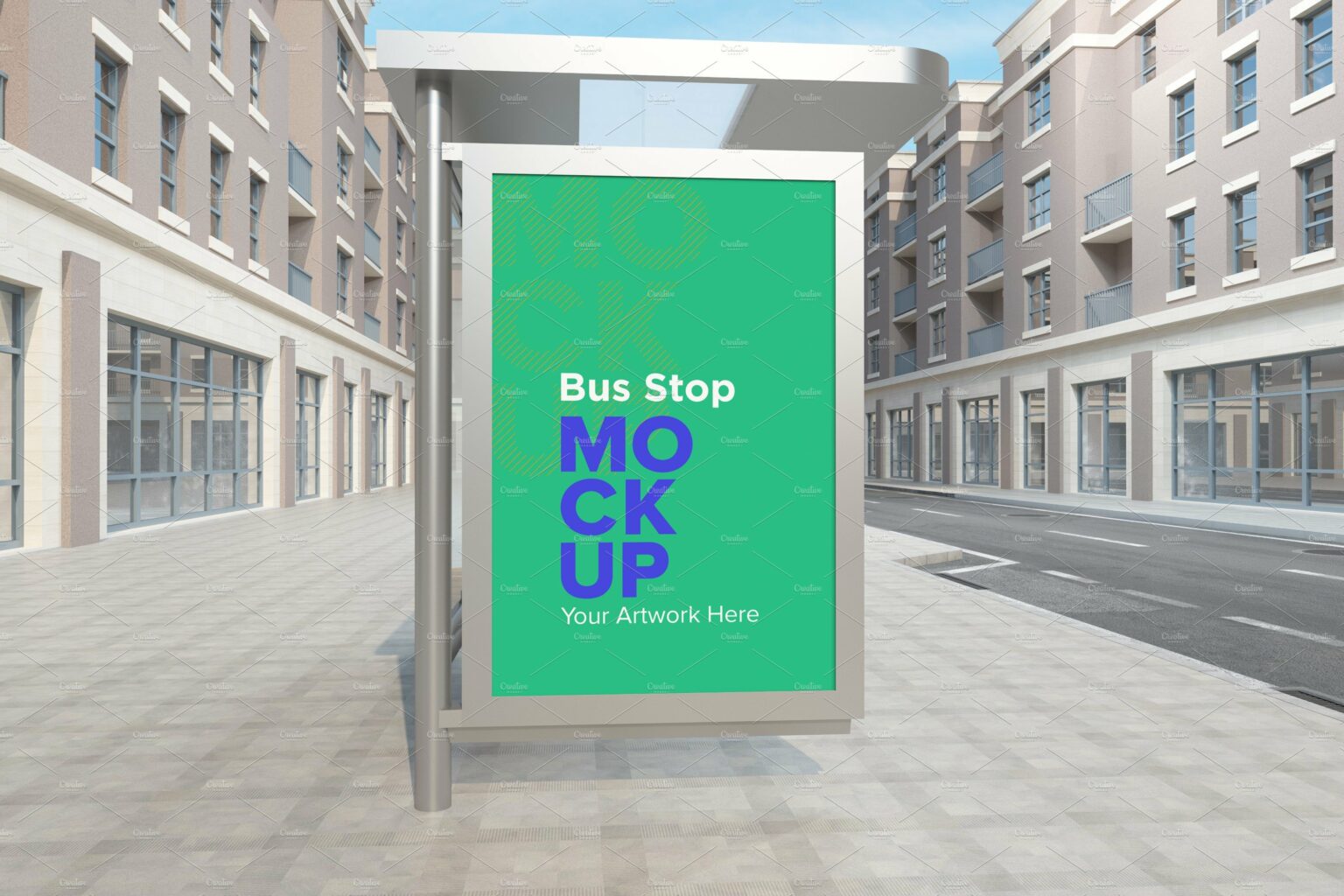 Bus Shelter Outdoor Advertising Sign – MasterBundles