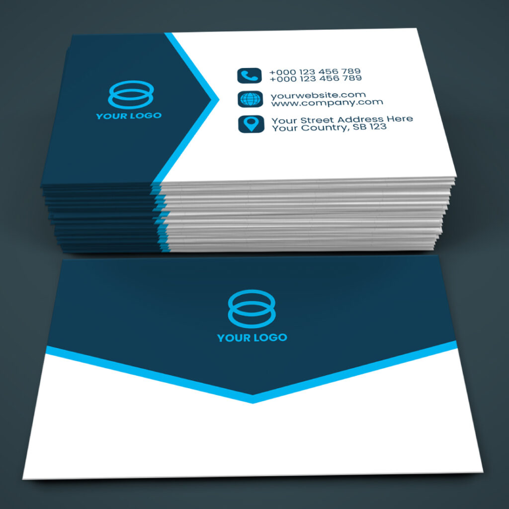 5 corporate business card template layout. Vector illustration ...