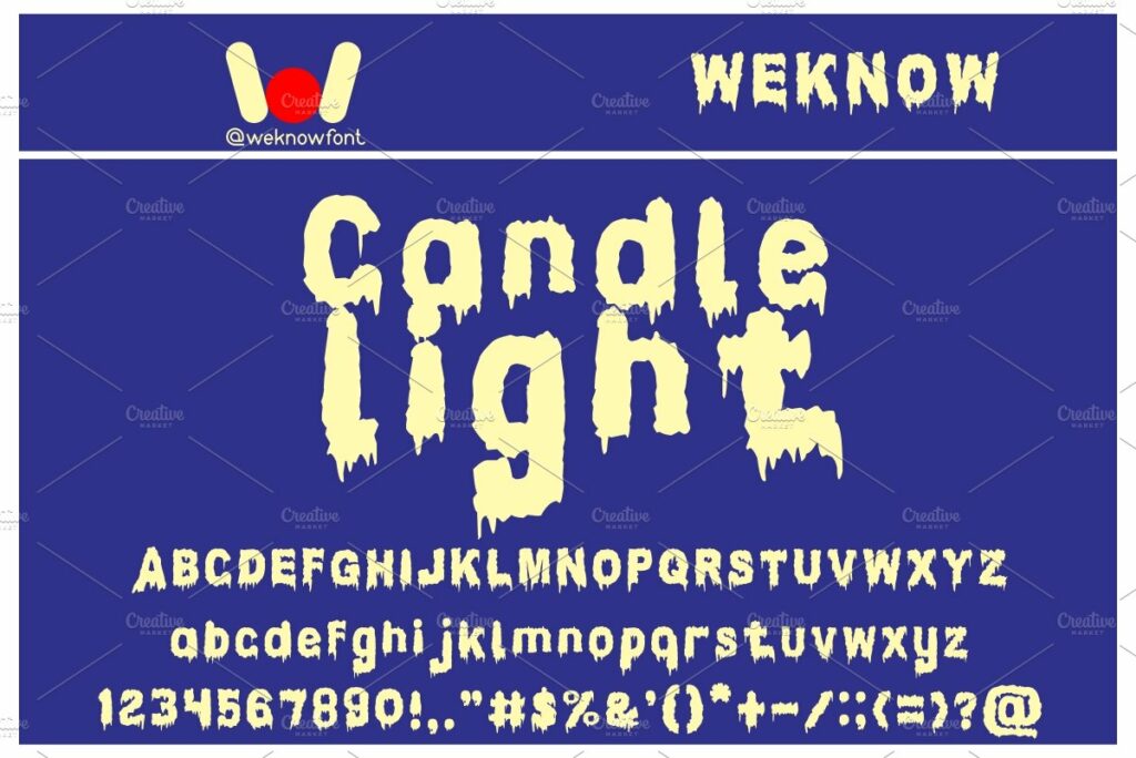 Candle Light font – MasterBundles