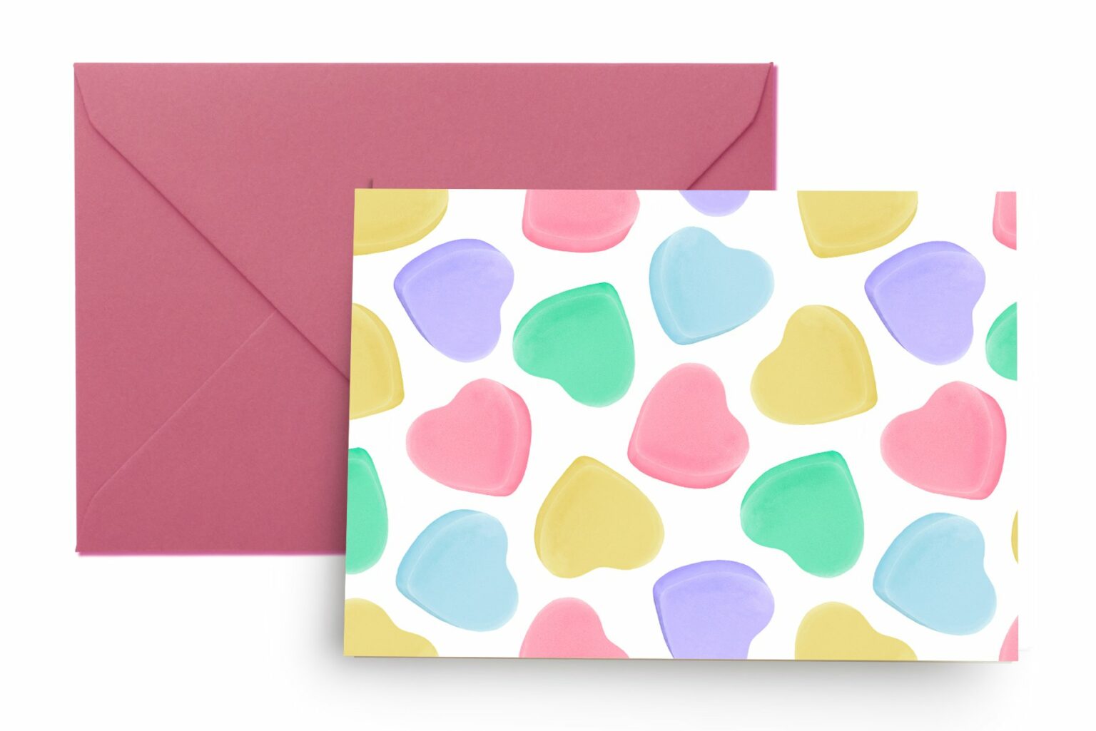 Candy Hearts Valentines Day Pattern – MasterBundles