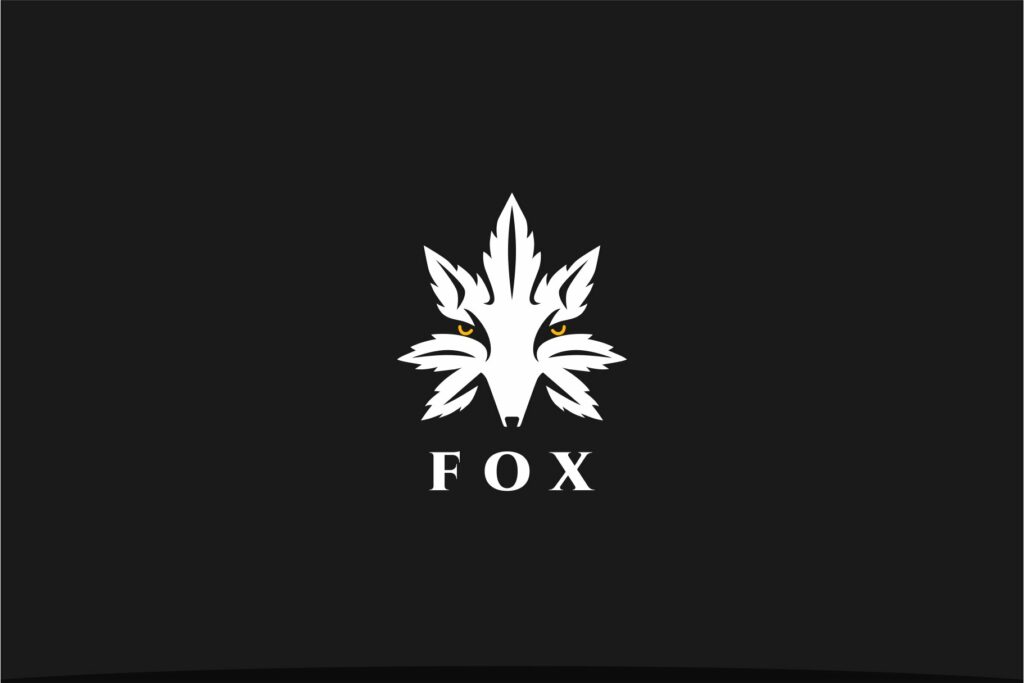 Cannabis Fox Logo – MasterBundles