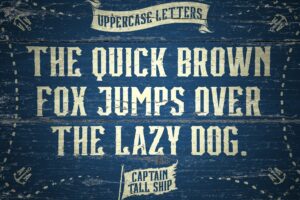 CAPTAIN TALL SHIPWRECK FONT DUO – MasterBundles