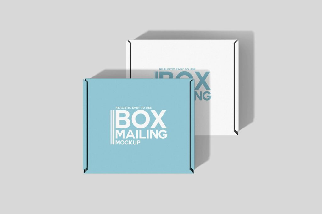 Mailing Box Mockup Set – MasterBundles