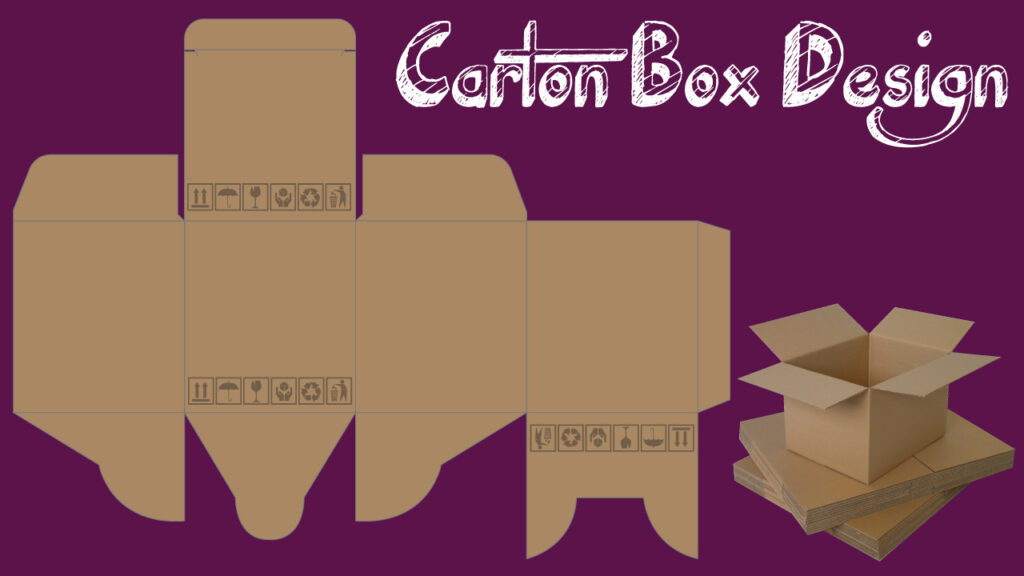 Carton Box Label Design - MasterBundles