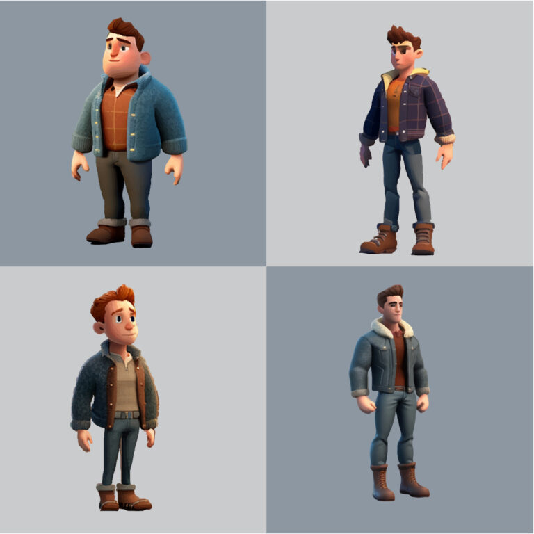 Vector Graphic Cartoon Characters - MasterBundles