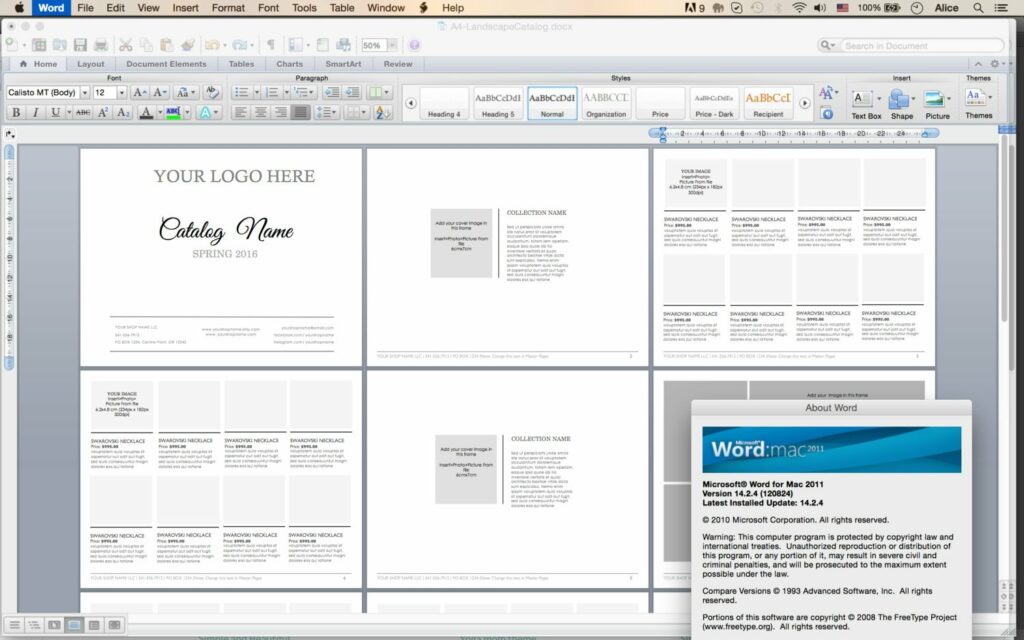 Landscape A4 Catalog-id02 – MasterBundles