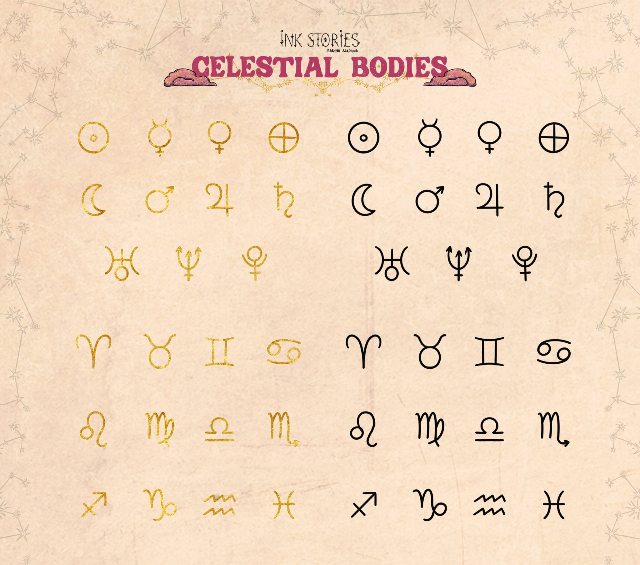 Celestial Bodies – MasterBundles