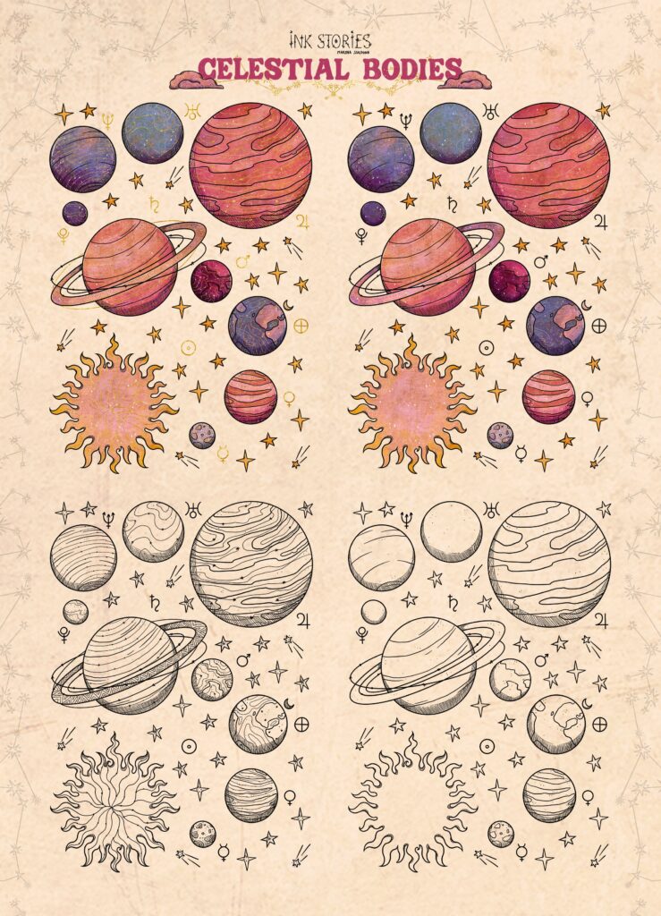 Celestial Bodies – MasterBundles