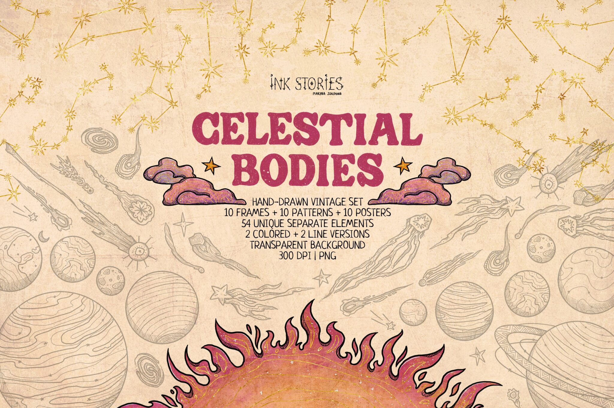 Celestial Bodies – MasterBundles