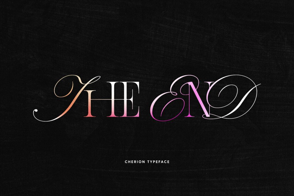 Cherion Typeface – MasterBundles