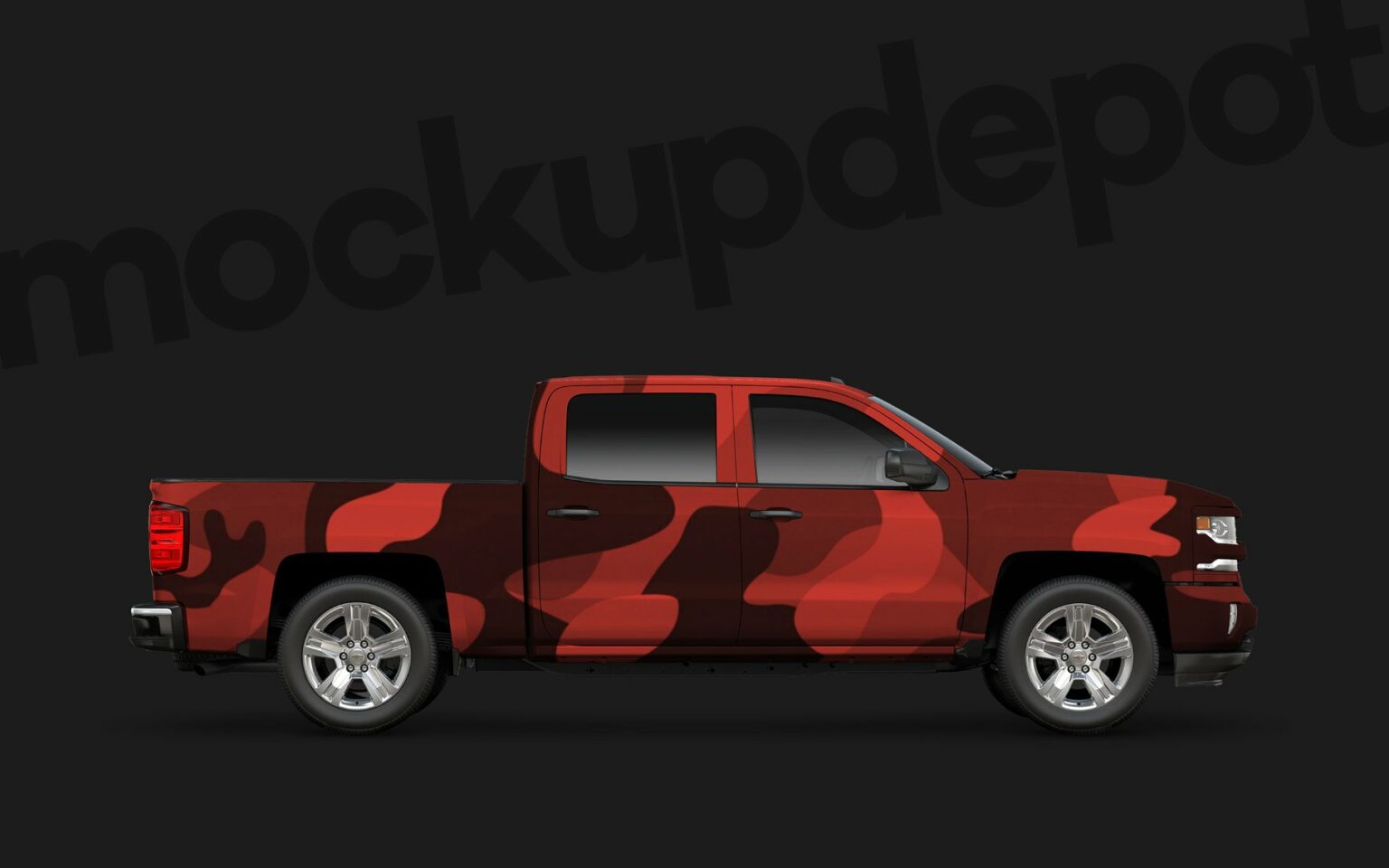 Chevy Silverado PSD Mockup – MasterBundles