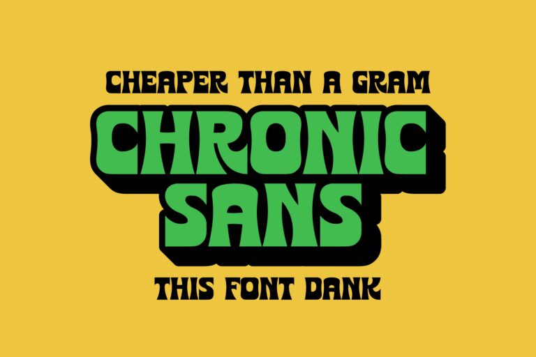 Chronic Sans Display Font – MasterBundles