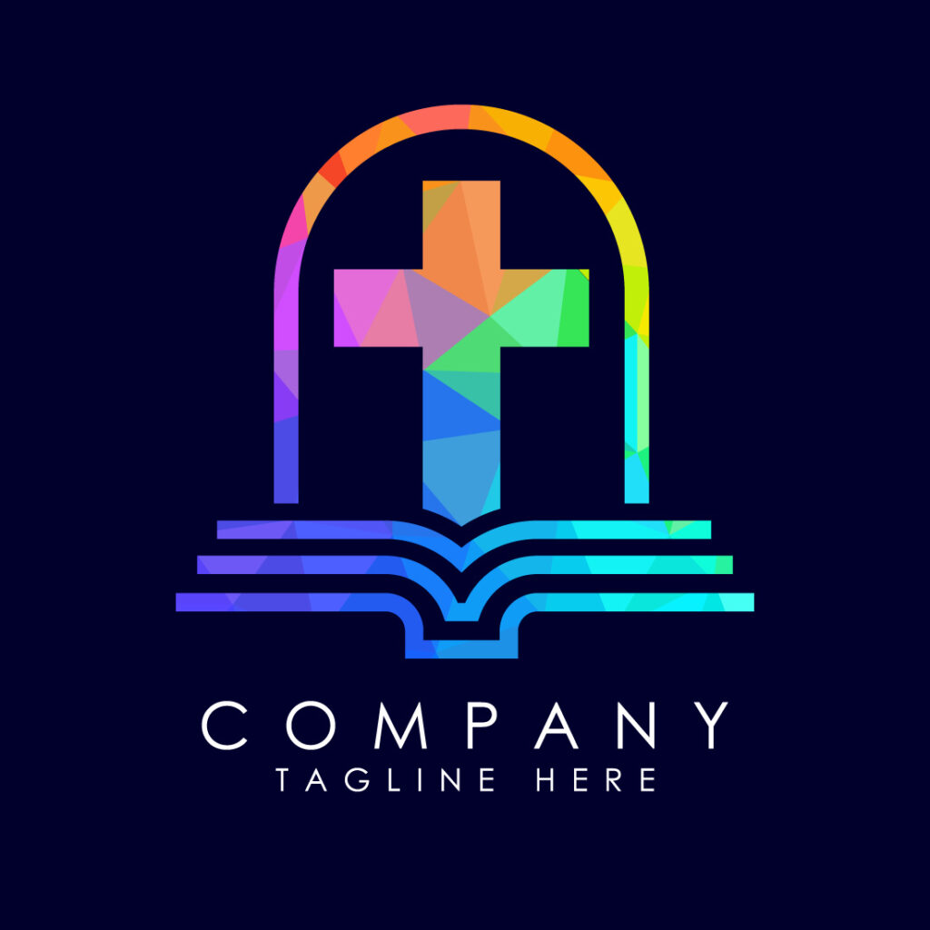 Church Logo Design Vector Illustration - MasterBundles