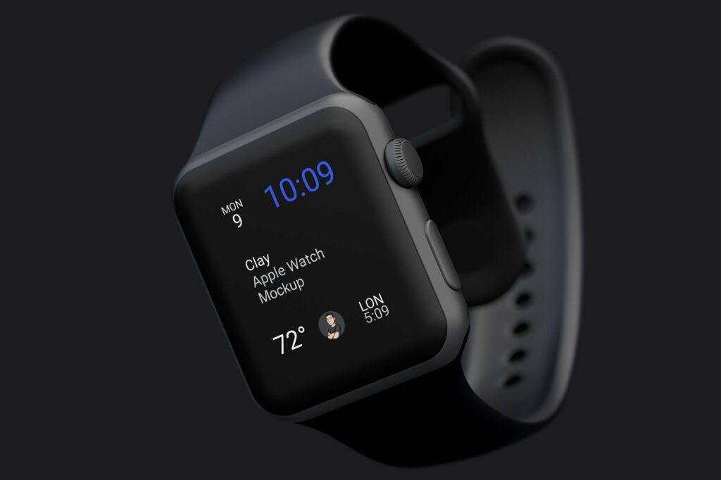 Clay Apple Watch Mockup 02 – MasterBundles