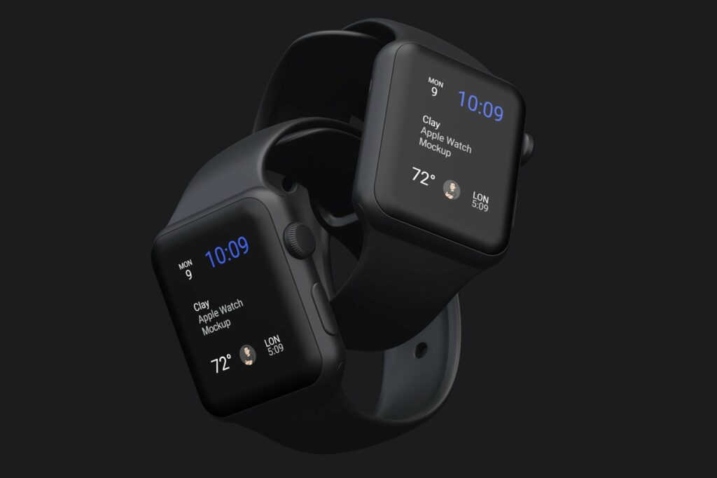 Clay Apple Watch Mockup 07 – MasterBundles