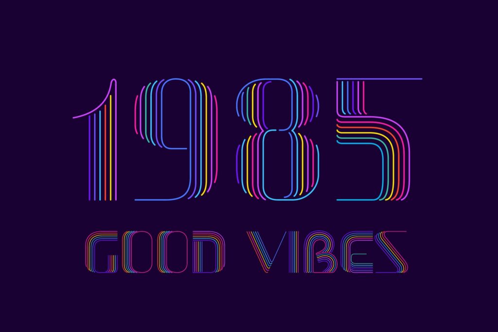 Six Thin Lines Colored font – MasterBundles