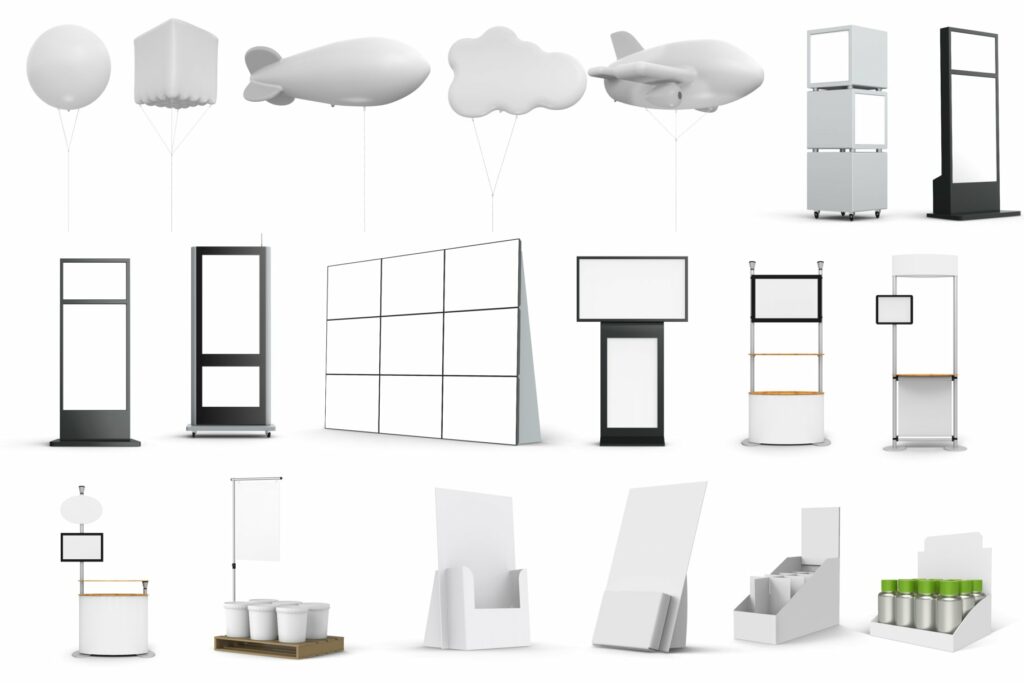 Advertising Displays Objects Bundle – MasterBundles