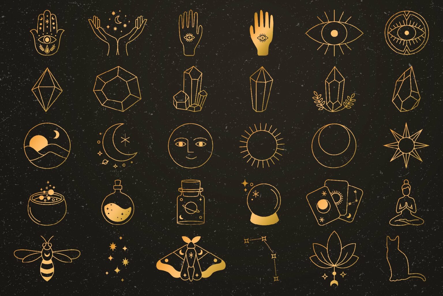 30 Magical Symbols | SVG, PNG & EPS – MasterBundles
