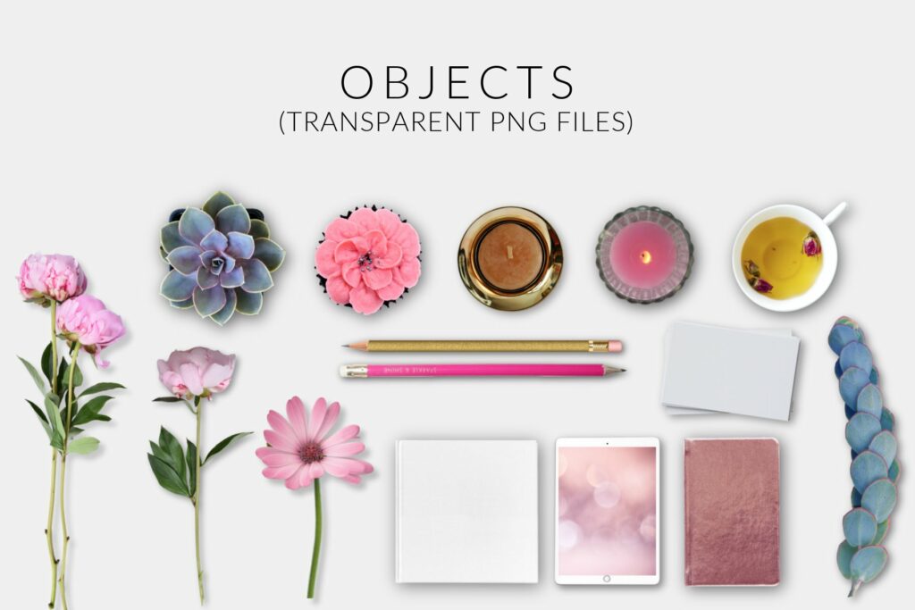 Pink & Gold Scene Creator – MasterBundles