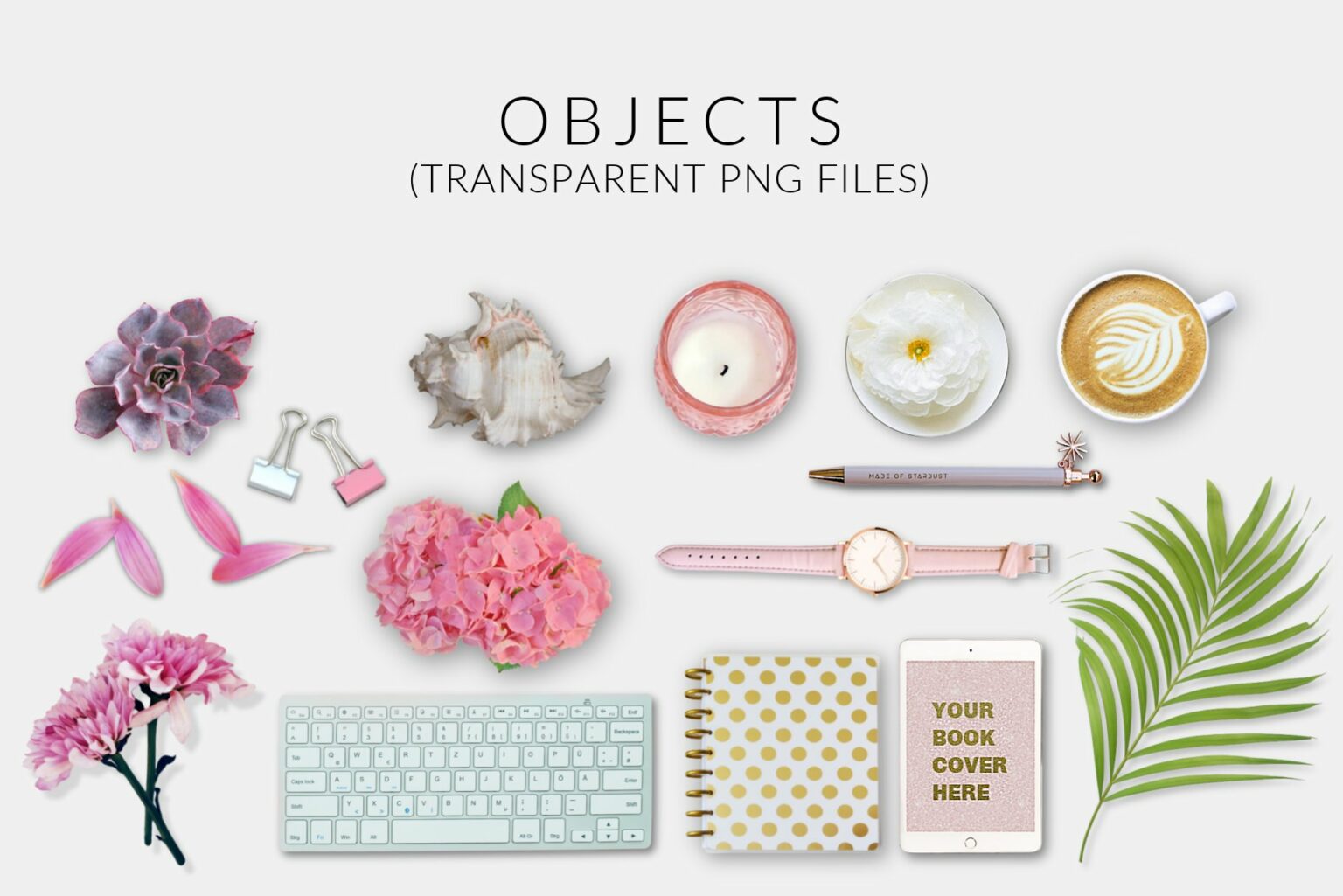 Pink & Gold Scene Creator – MasterBundles