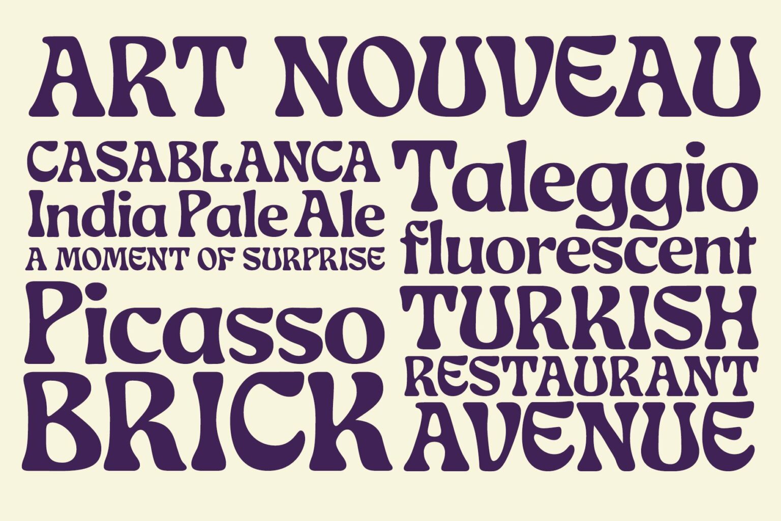 Love & Peace Art Nouveau Typeface – MasterBundles