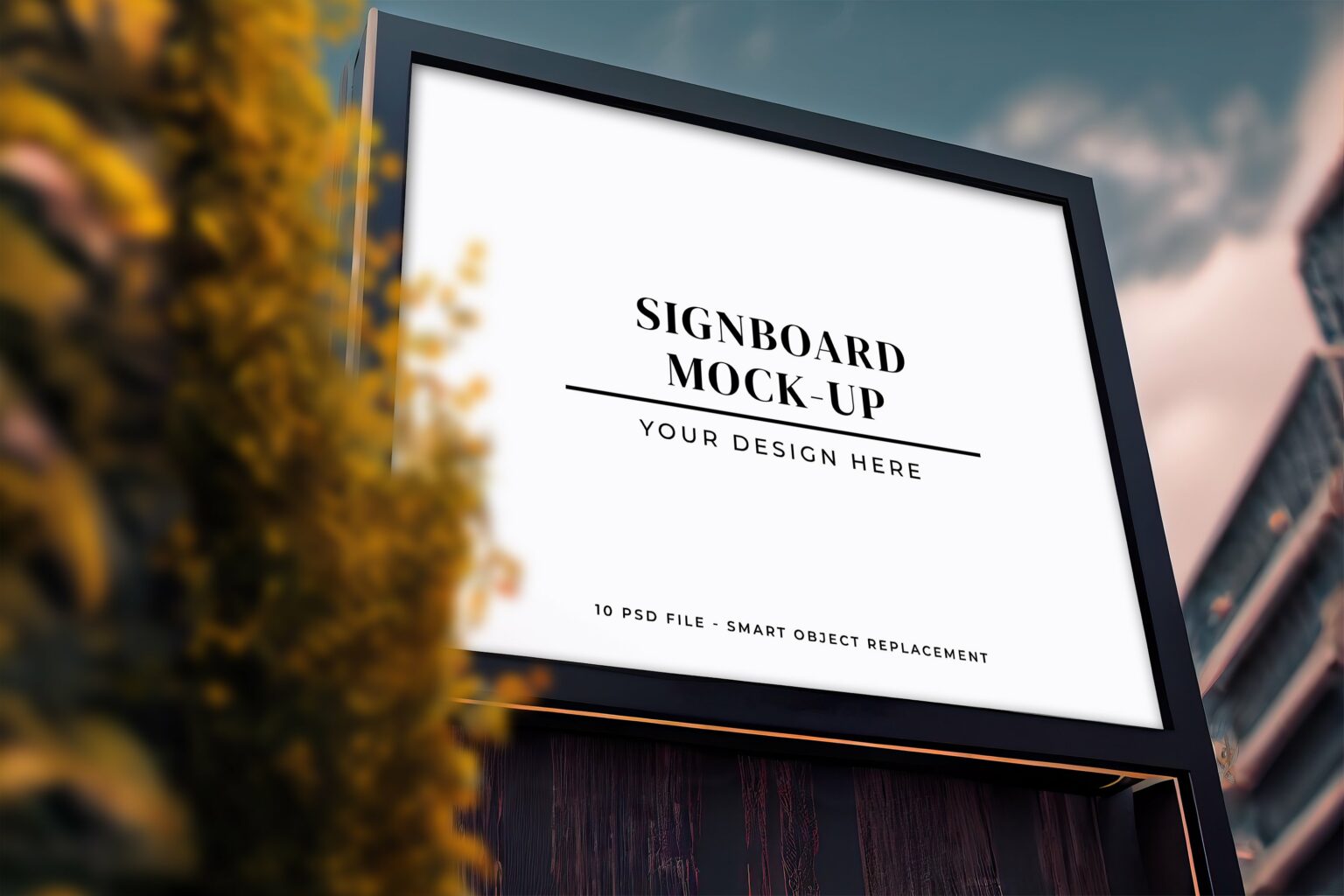 Bundle signboard Mock-up – MasterBundles