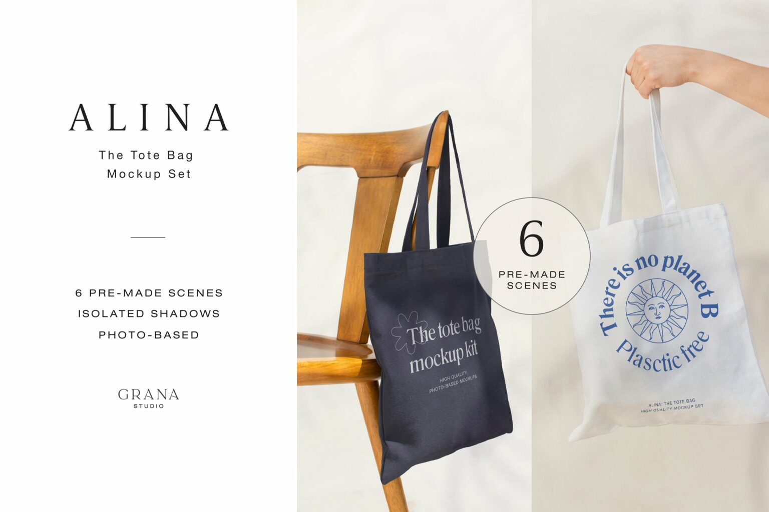 ALINA The Tote Bag Mockup Set – MasterBundles