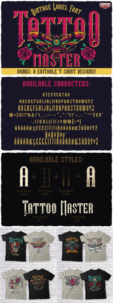 16 Font Families Bundle – MasterBundles