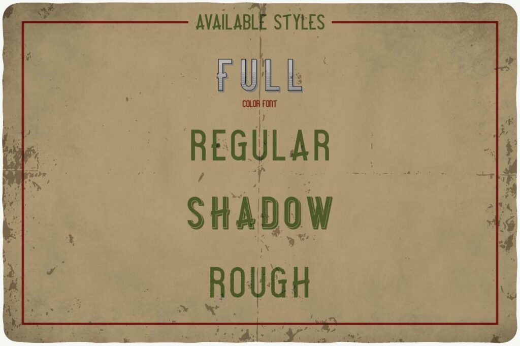 Camping typeface – MasterBundles