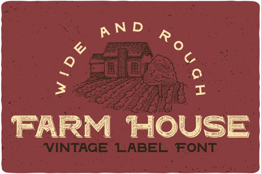 Farm House Typeface – MasterBundles