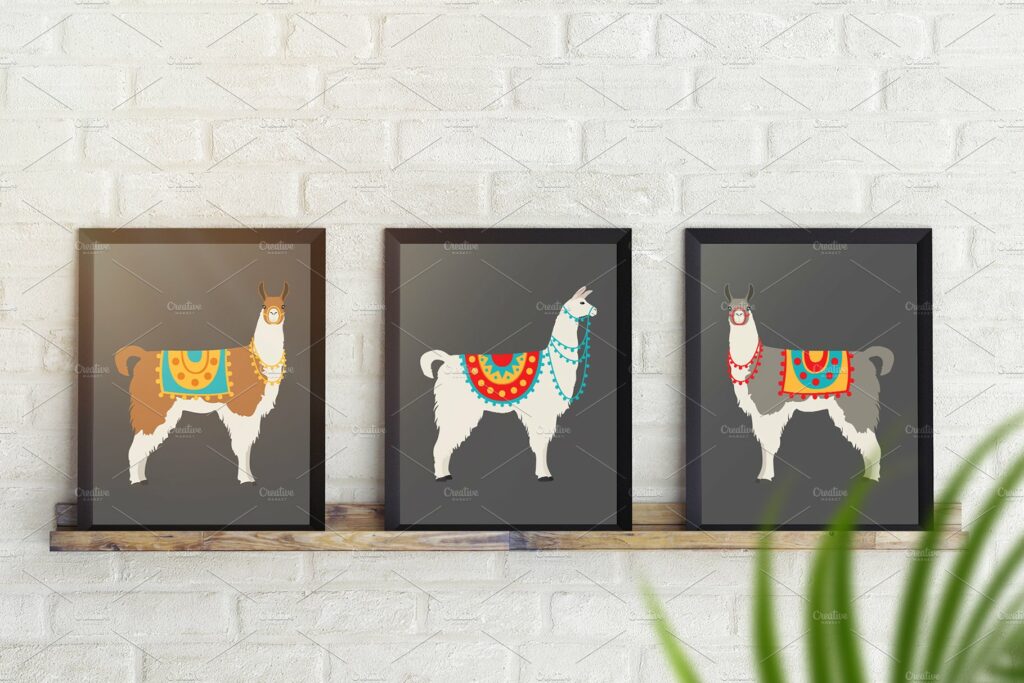 Llama clipart – MasterBundles
