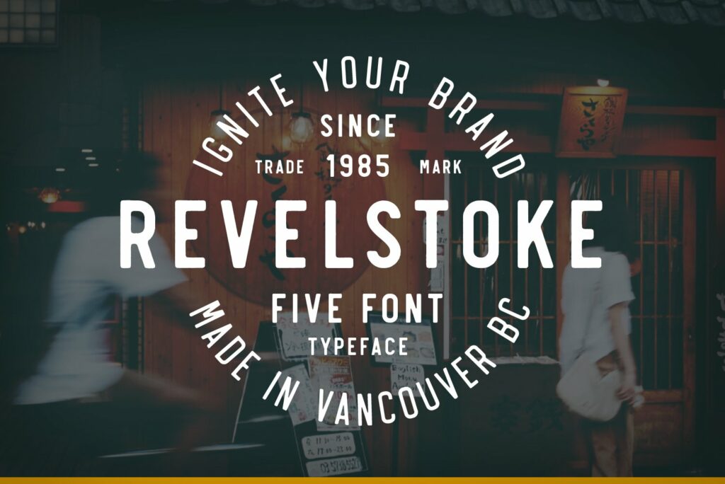 Revelstoke - 5 Font Family – MasterBundles