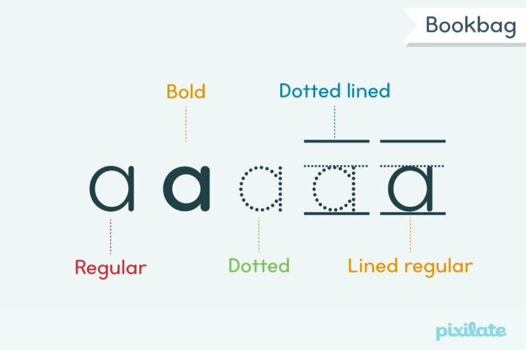 Bookbag school font - Basic – MasterBundles