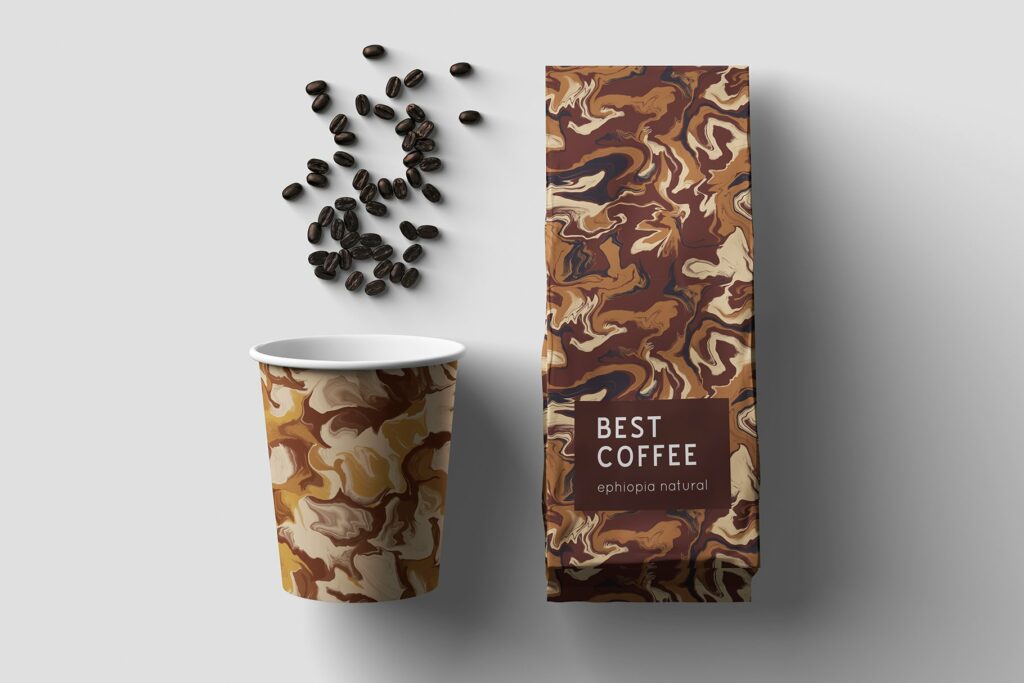COFFEE ABSTRACT PATTERNS BUNDLE – MasterBundles