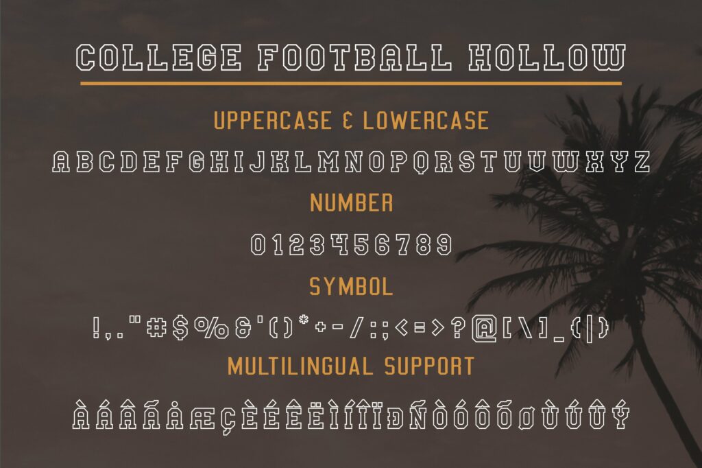College Football Font – MasterBundles