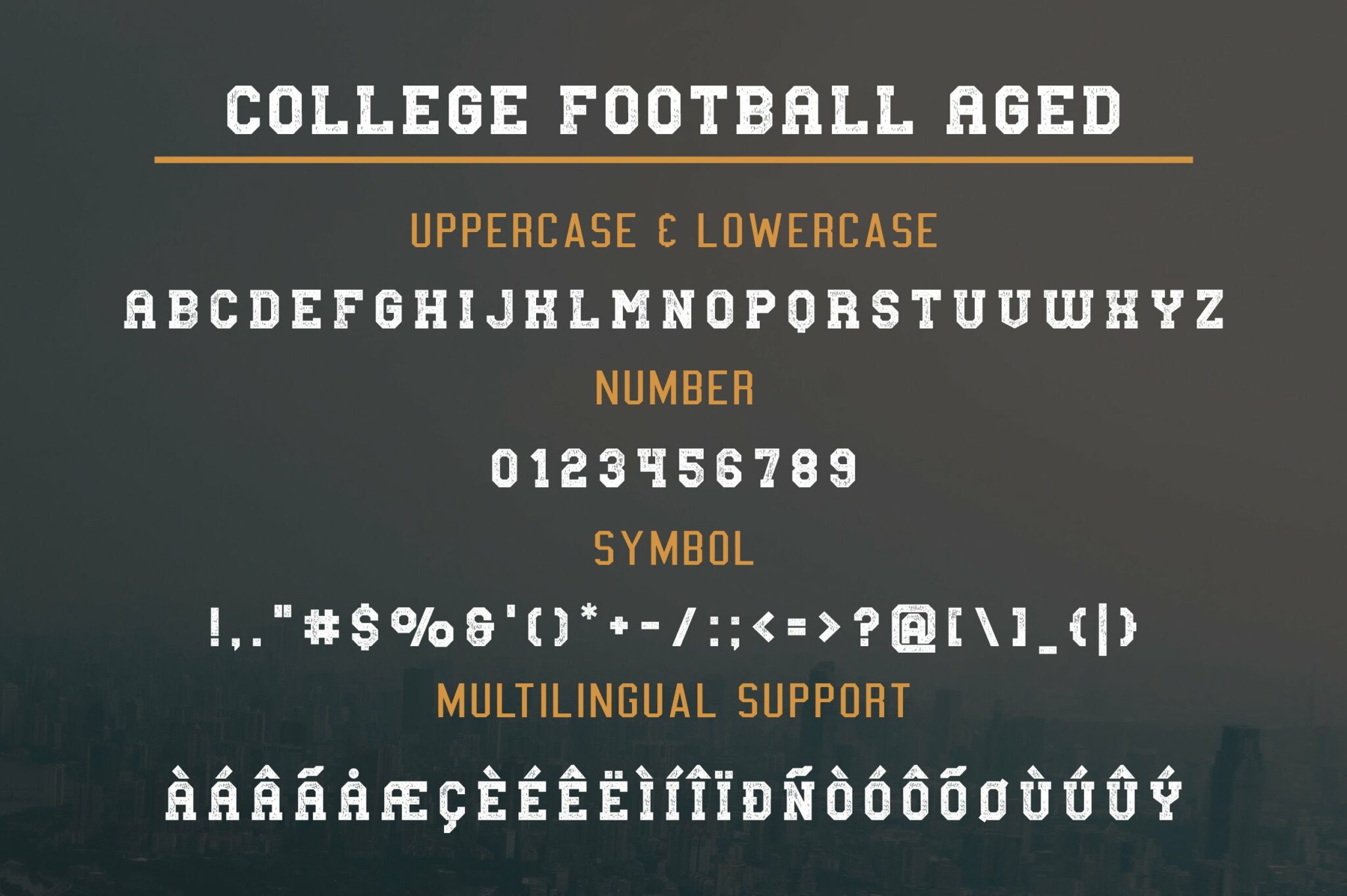 College Football Font – MasterBundles