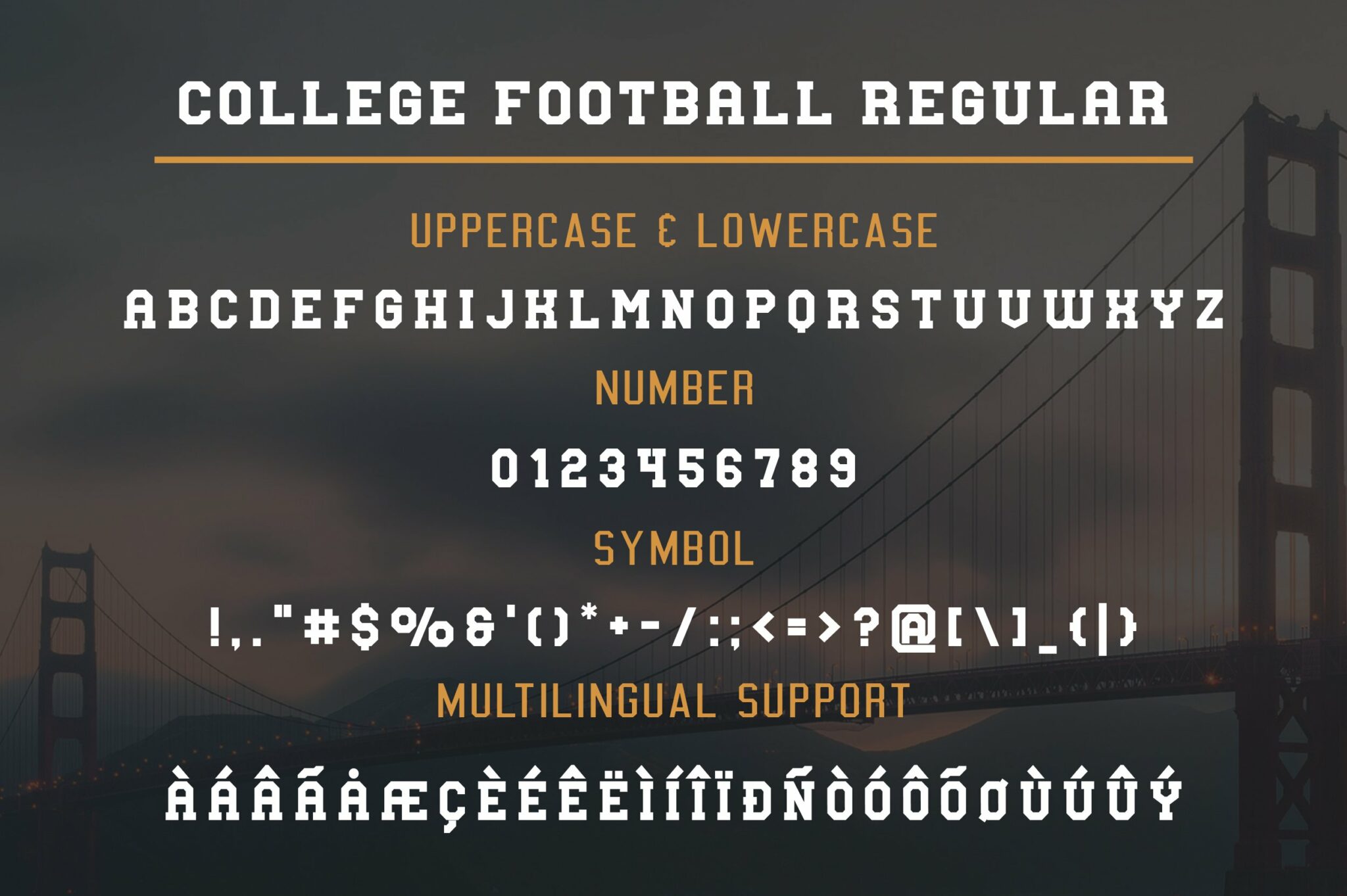 College Football Font – MasterBundles
