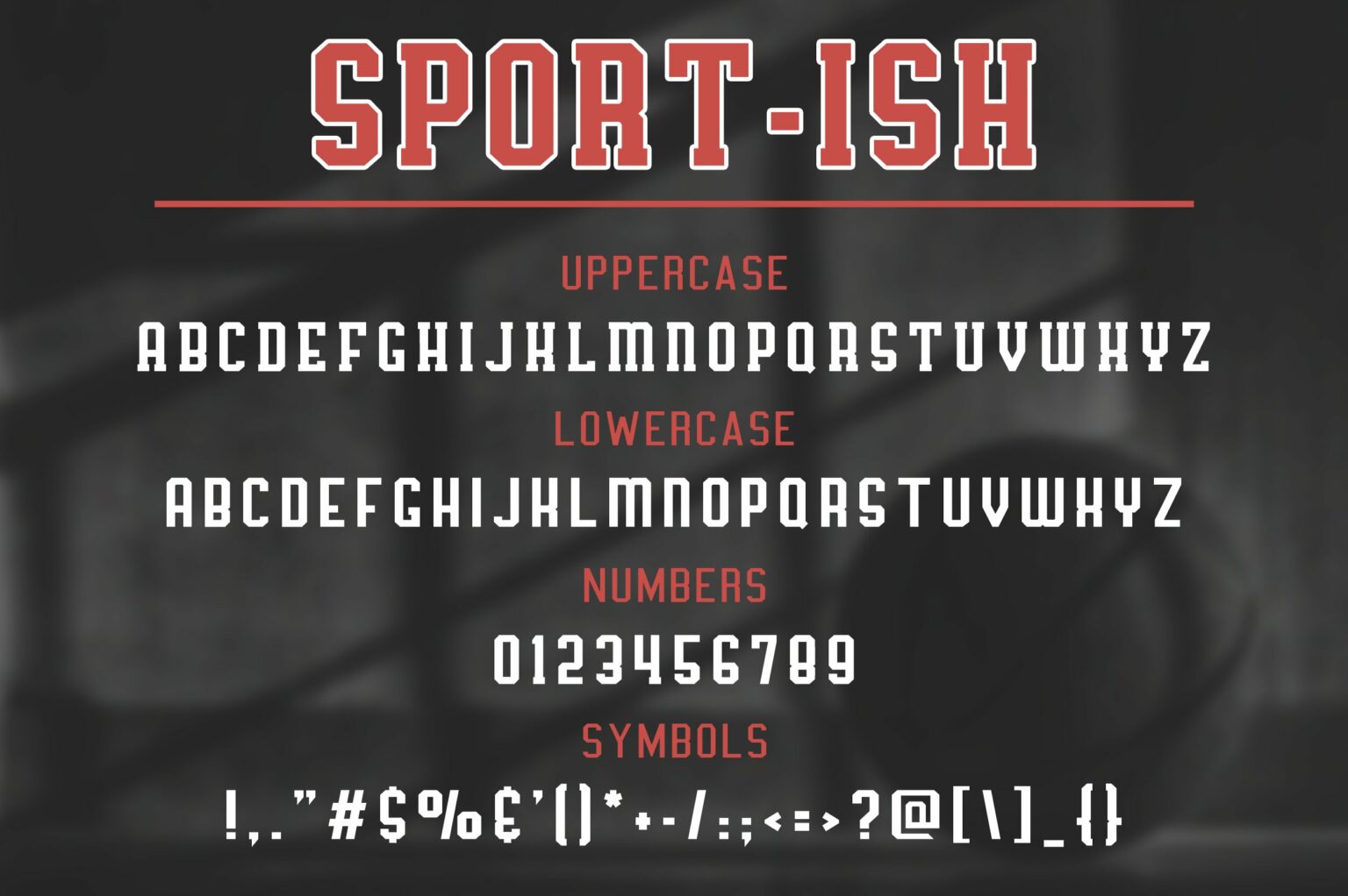 Sport-Ish Display Typeface – MasterBundles