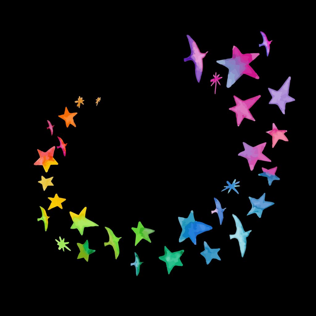 Rainbow Star watercolor – MasterBundles