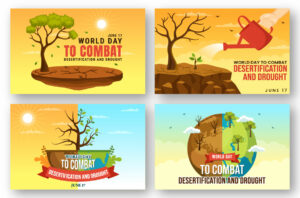 13 World Day to Combat Desertification and Drought Illustration ...